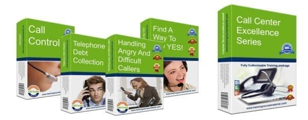 Call Center Excellence Series Training Course Material Package