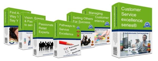 Customer Service Excellence Series Training Course Material Pack
